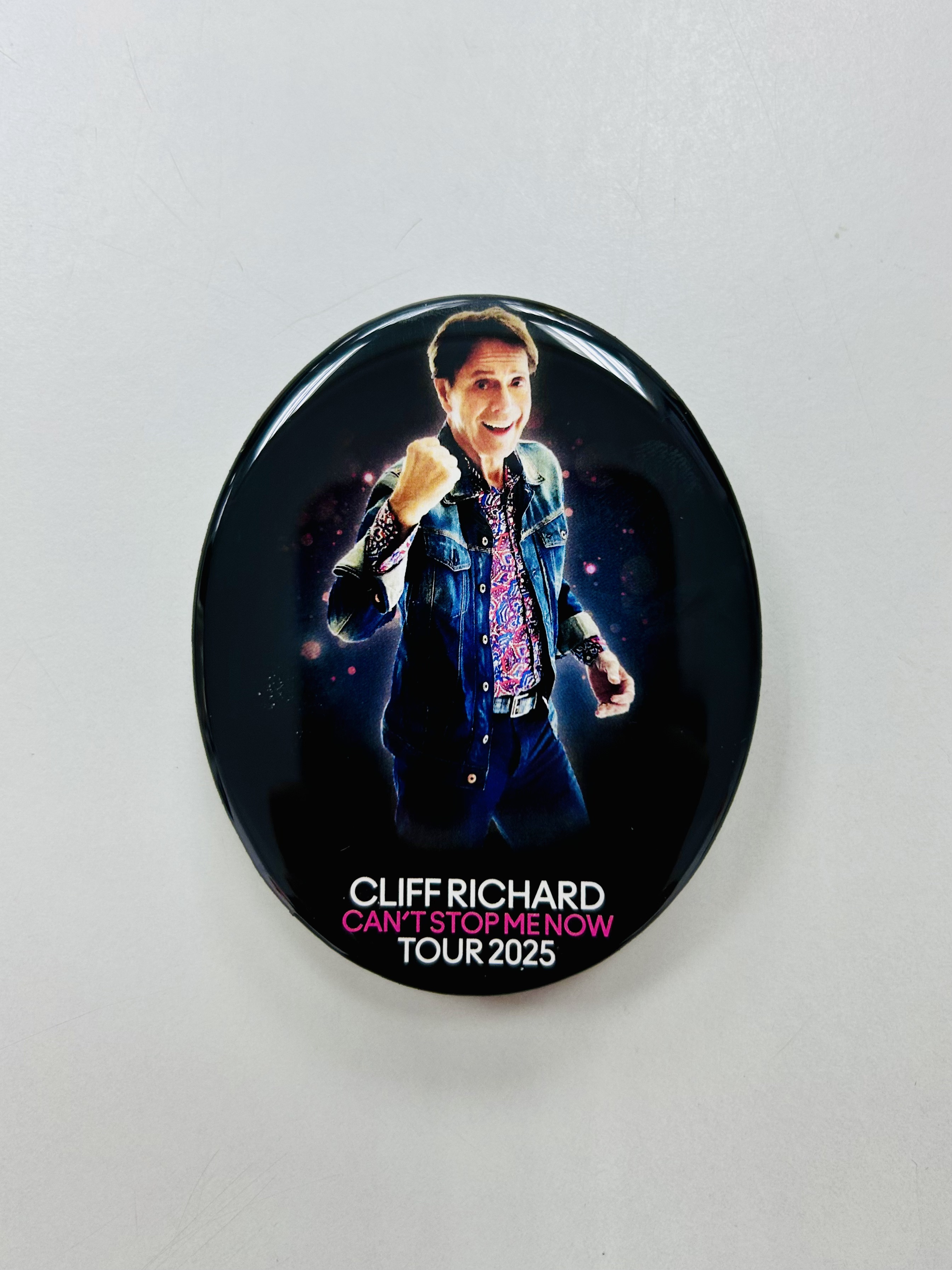 Cliff Richard Can't Stop Me Now Tour fridge magnet