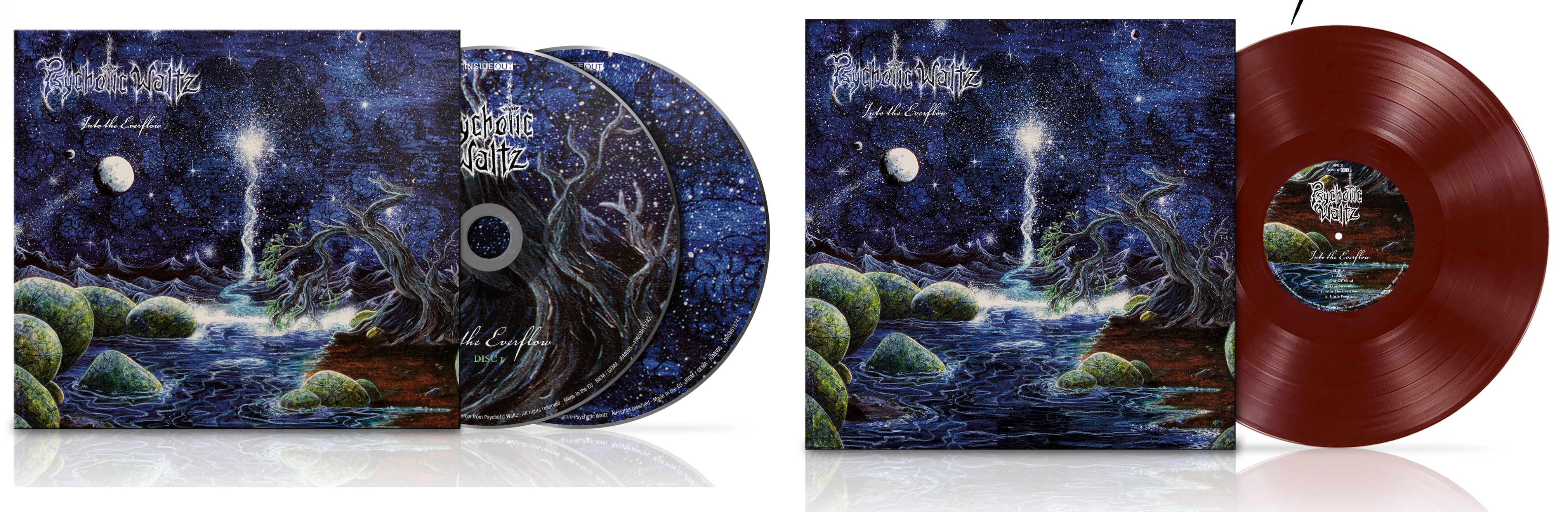 Into The Everflow 2CD & Blood red vinyl bundle